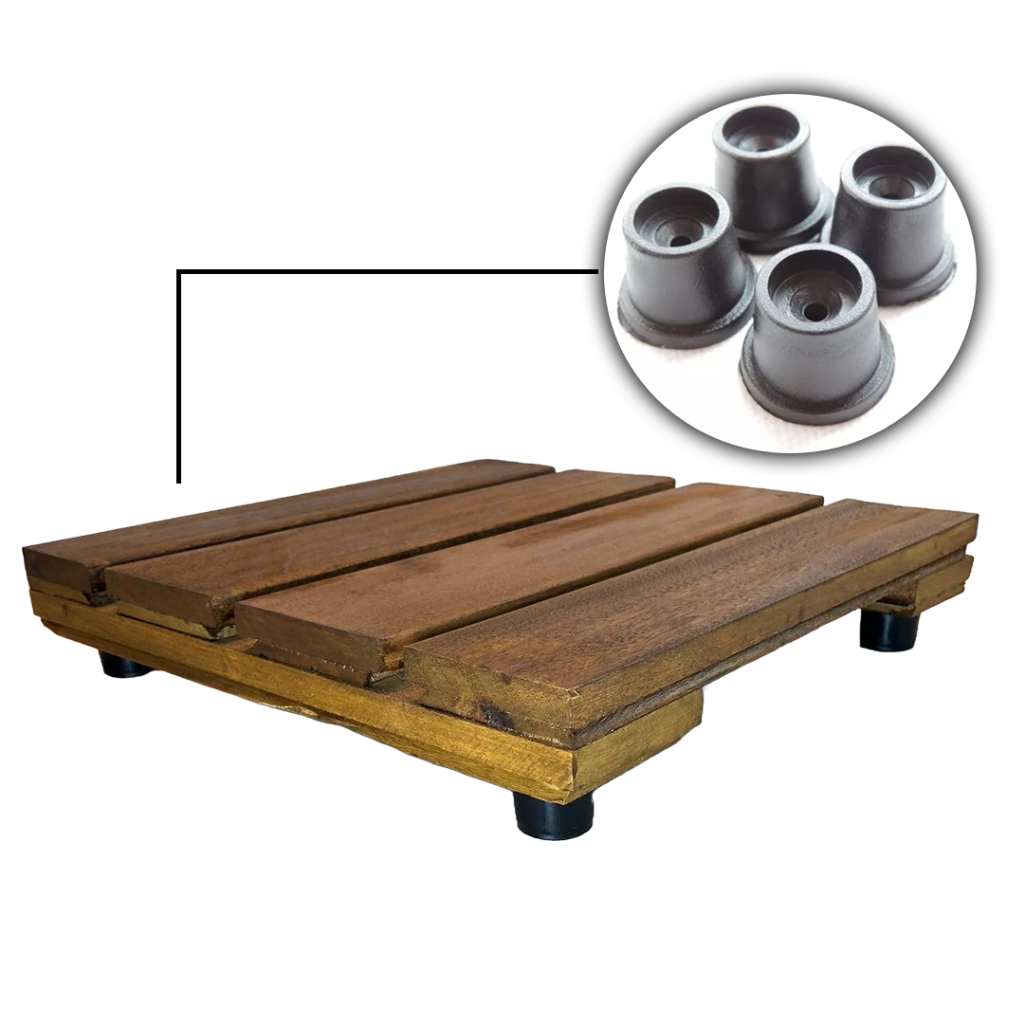 Suporte Para Vaso De Planta Quadrado PÉS Preto Fixo 27 cm | Shopee Brasil