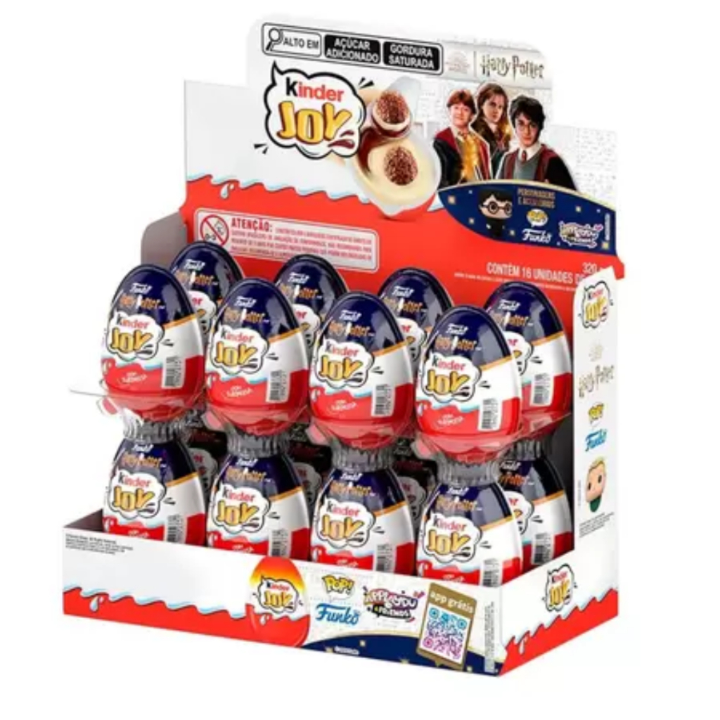Chocolate Kinder Ovo Joy Com 16 unidades Harry Potter - Ferrero ...