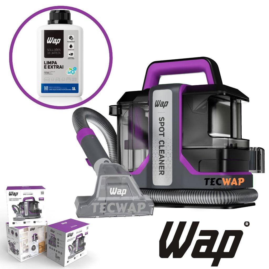 Extratora Portátil | WAP SPOT CLEANER W3 220V + Limpa e Extrai 1L ...