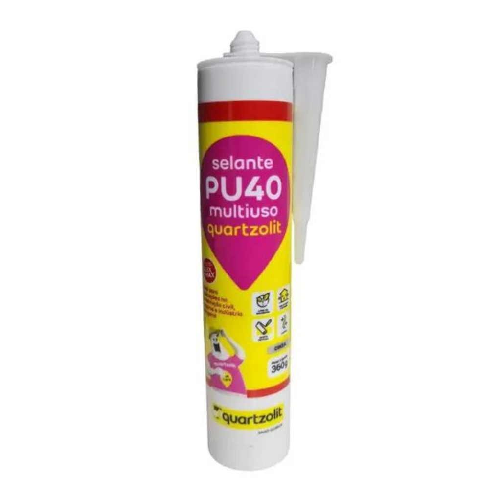 Selante PU 40 Multiuso Branco Quartzolit 360gr | Shopee Brasil