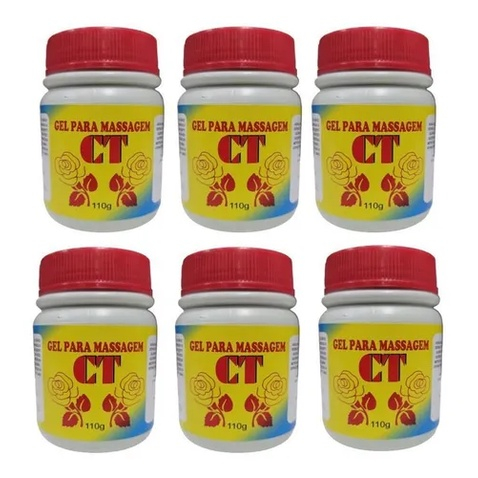 Caixa com 6 Gel Massageador CT pote 110g - Vis Naturalis | Shopee Brasil