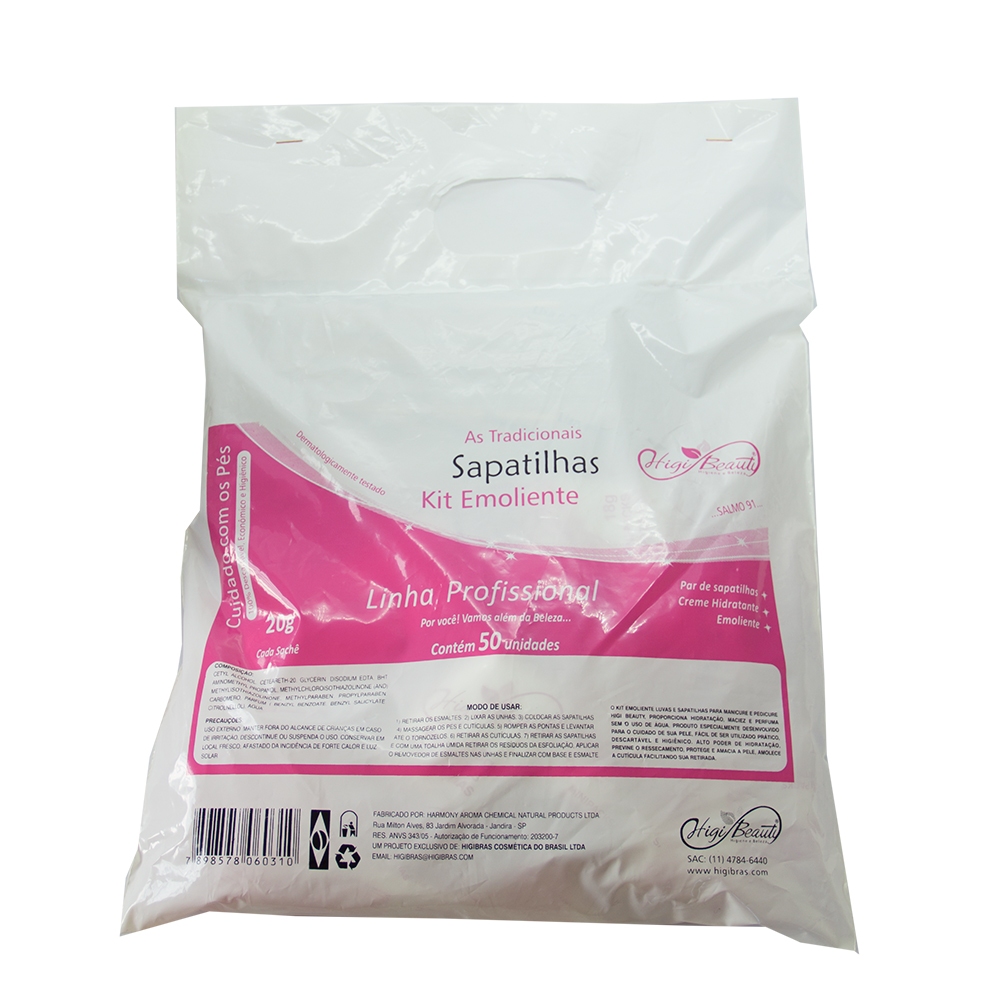 Botas Com Creme Emoliente - Lixa E Palito Grátis - 50 Pares | Shopee Brasil