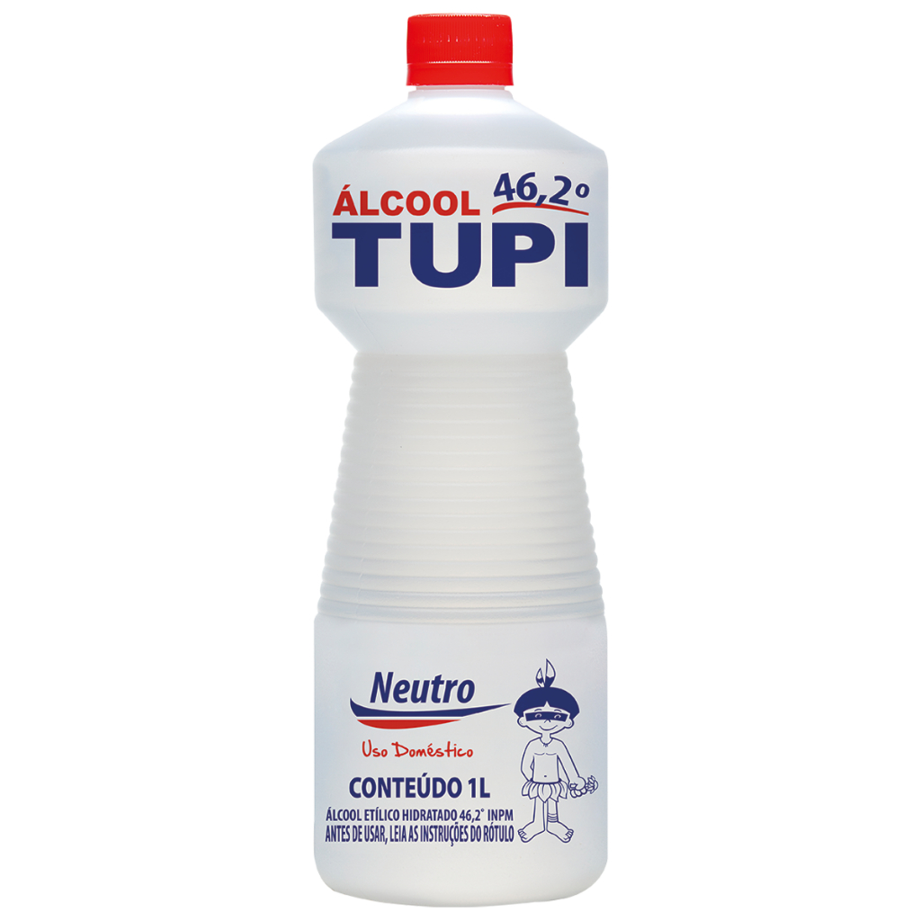 Álcool Líquido 46,2% Neutro 1L Alta Performance para Limpeza Profunda e ...