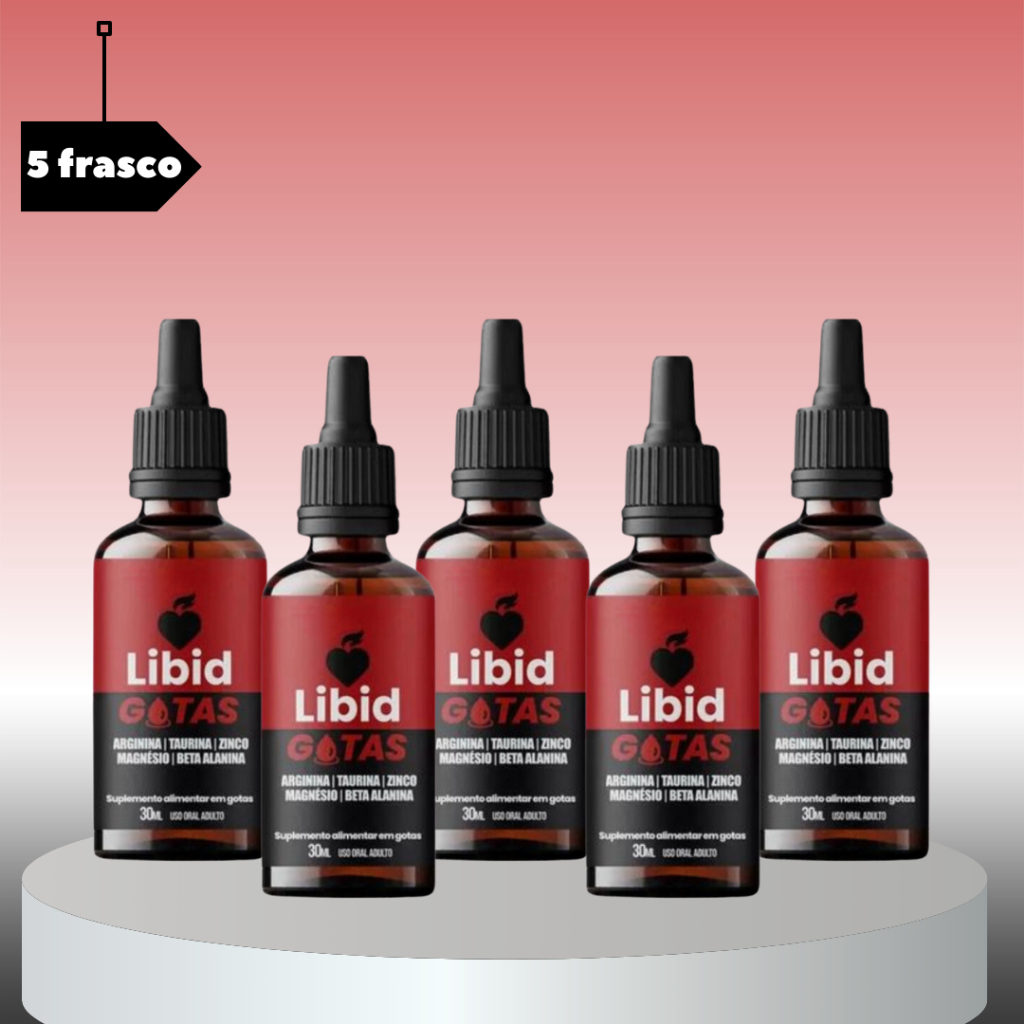 5 unidades de libid gotas original com 30 ml | Shopee Brasil