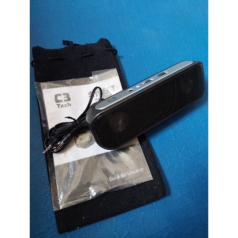 Caixa de Som C3 Tech Minibox | Shopee Brasil