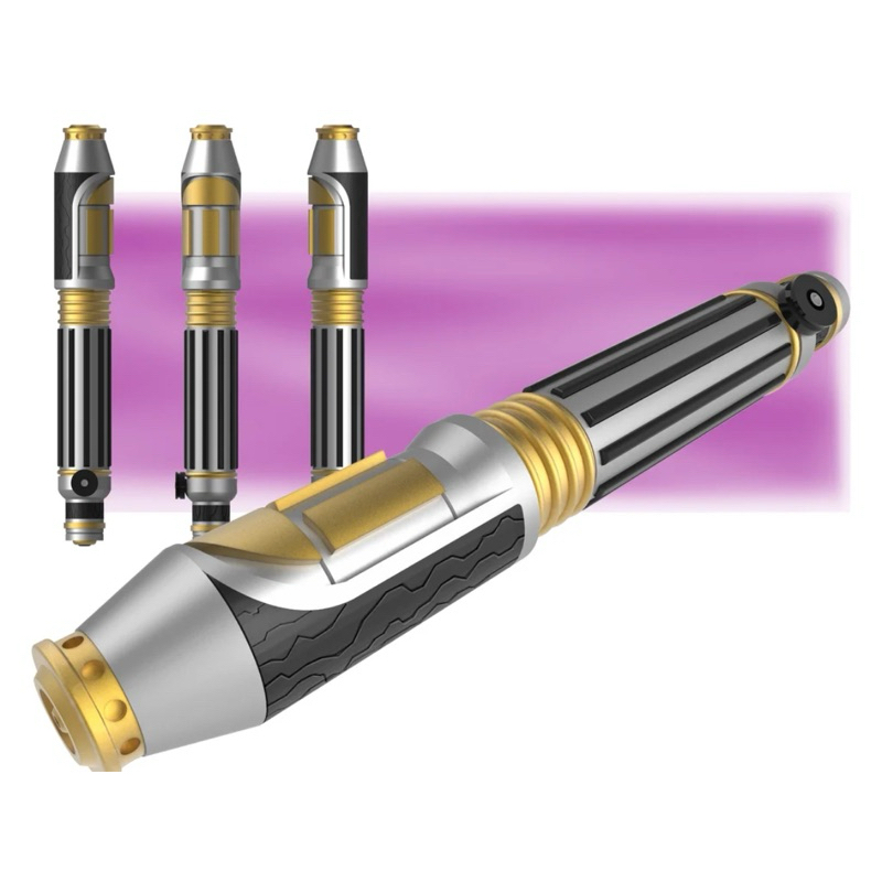 Sabre de luz Mace Windu + suportes parede star wars 2 3 clone wars ...