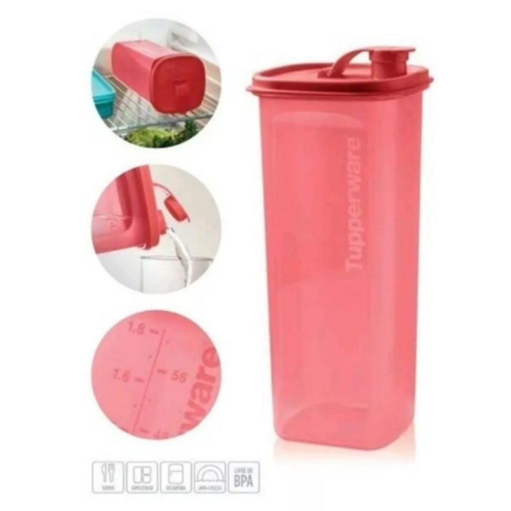 Slim Line Jarra Tupperware 2 litros | Shopee Brasil