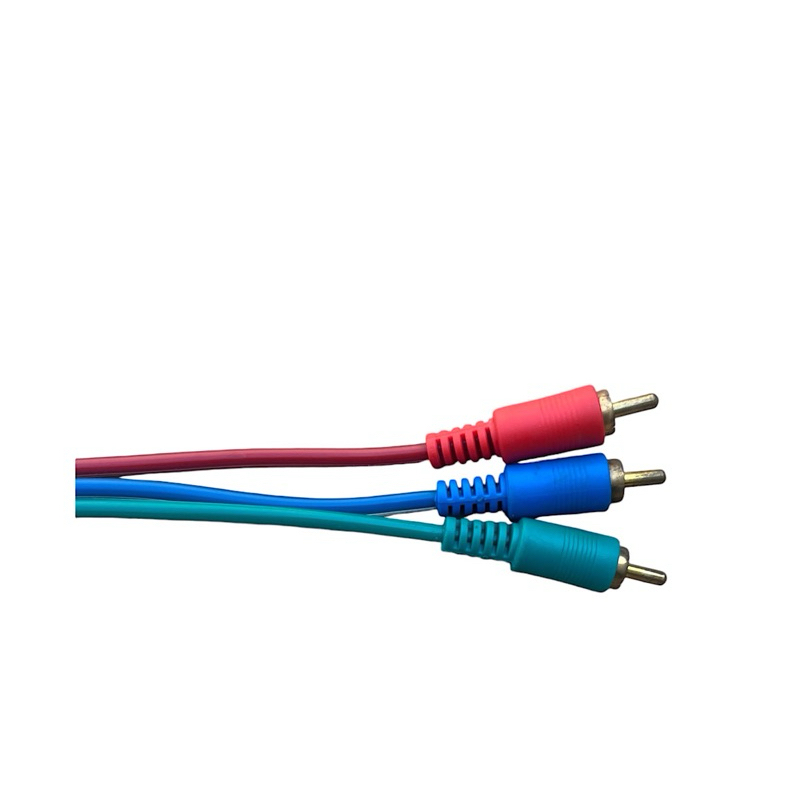 Cabo Vídeo Componente 2 Metros 3+3 Rca Alta Qualidade 2m | Shopee Brasil