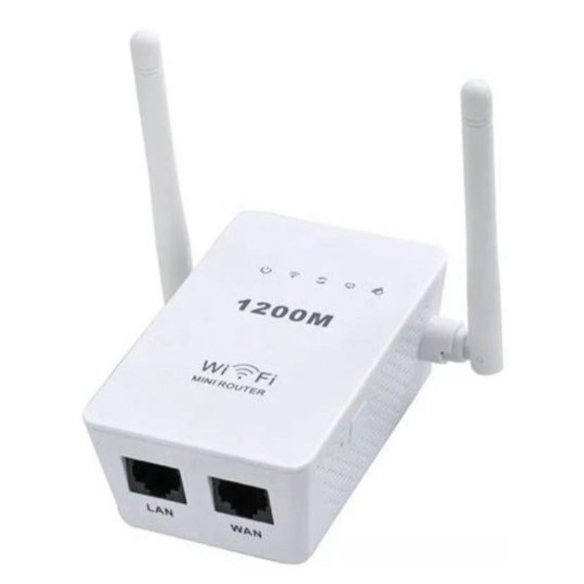 Super Repetidor E Roteador De Sinal Amplificador Wi-fi 1200mbps 2 ...