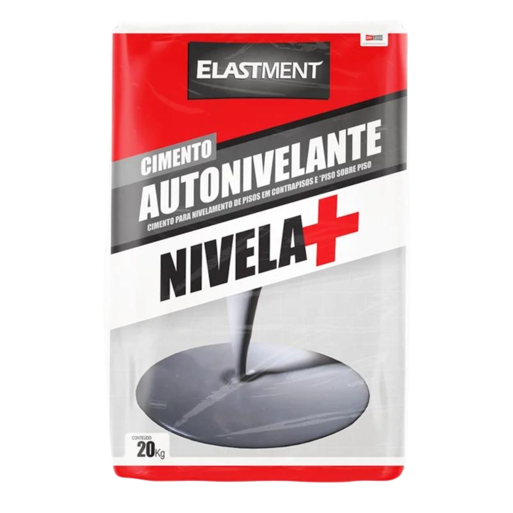 Cimento Autonivelante Nivela+ Branco 20Kg Regularizador Piso Contrapiso ...