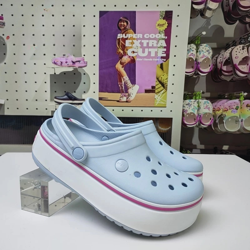 Promoção Sandália Crocs Plataforma Unissex | Shopee Brasil