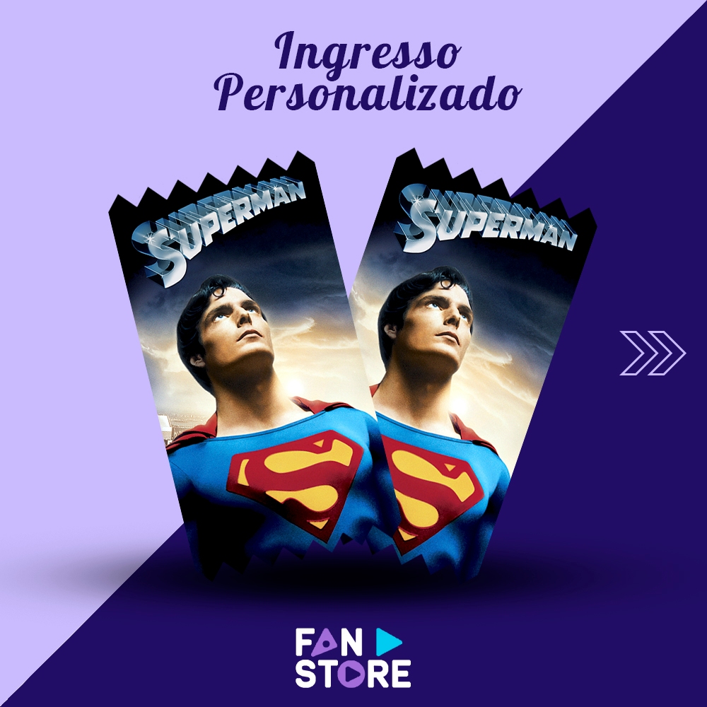 Ingresso Colecionável "Superman (1978)" (Ingresso Holográfico) | Shopee Brasil
