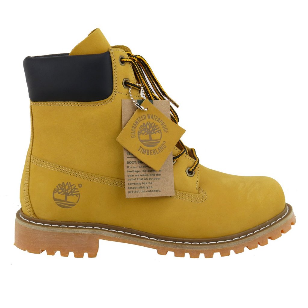 BOTA EM COURO LEGITIMO CLASSICA YELLOW BOOT SOLADO DE BORRACHA LATEX ...