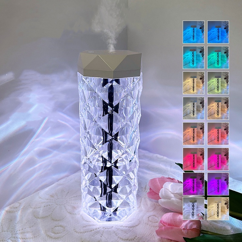Umidificador De Cristal inteligente Aromatizador De Ar Luz Sofisticada ...