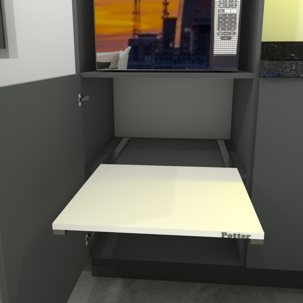 kit 2 Prateleira 30x45 deslizante extensível organizadora de armários ...