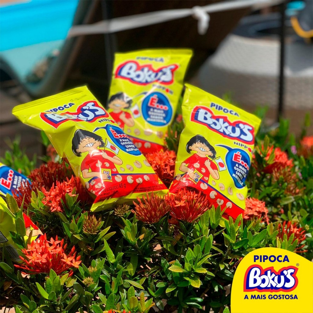 Kit Com 5 Unidades Pipoca BOKUS 45g Salgada + Kit Com 5 Unidades Pipoca ...
