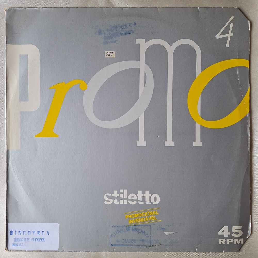 DISCO DE VINIL LP - VÁRIOS – PROMO 4 - STILETTO (1991) | Shopee Brasil