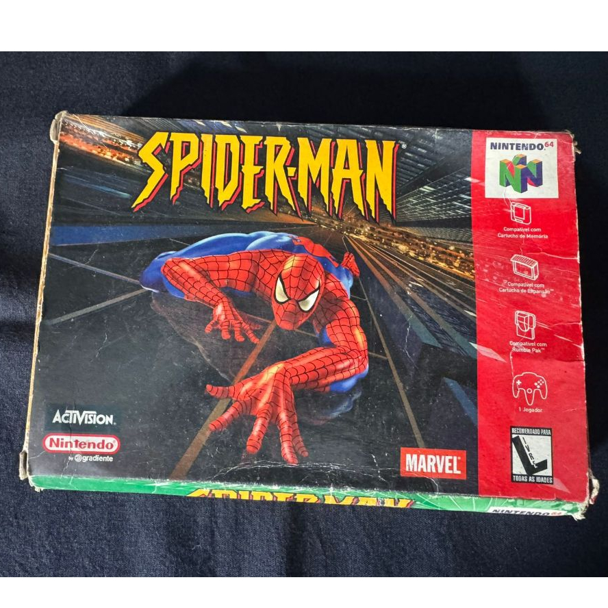 Spider Man 64 (Homem Aranha) - Original Nintendo 64 | Shopee Brasil
