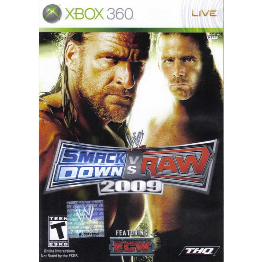WWE Smackdown vs Raw 2009 Xbox 360 Desbloq LT Shopee Brasil