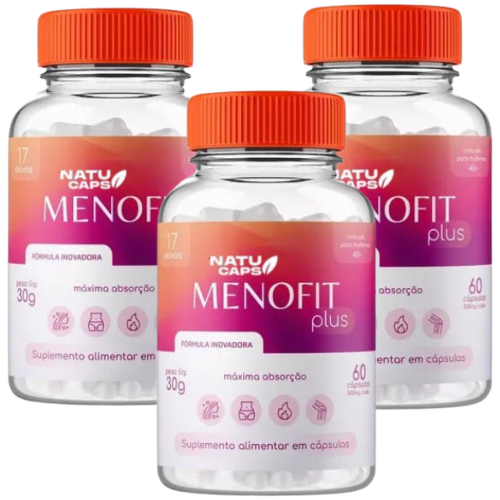 3 MenoFit Plus 180 Cápsulas - Energia e Imunidade - Envio Imediato ...
