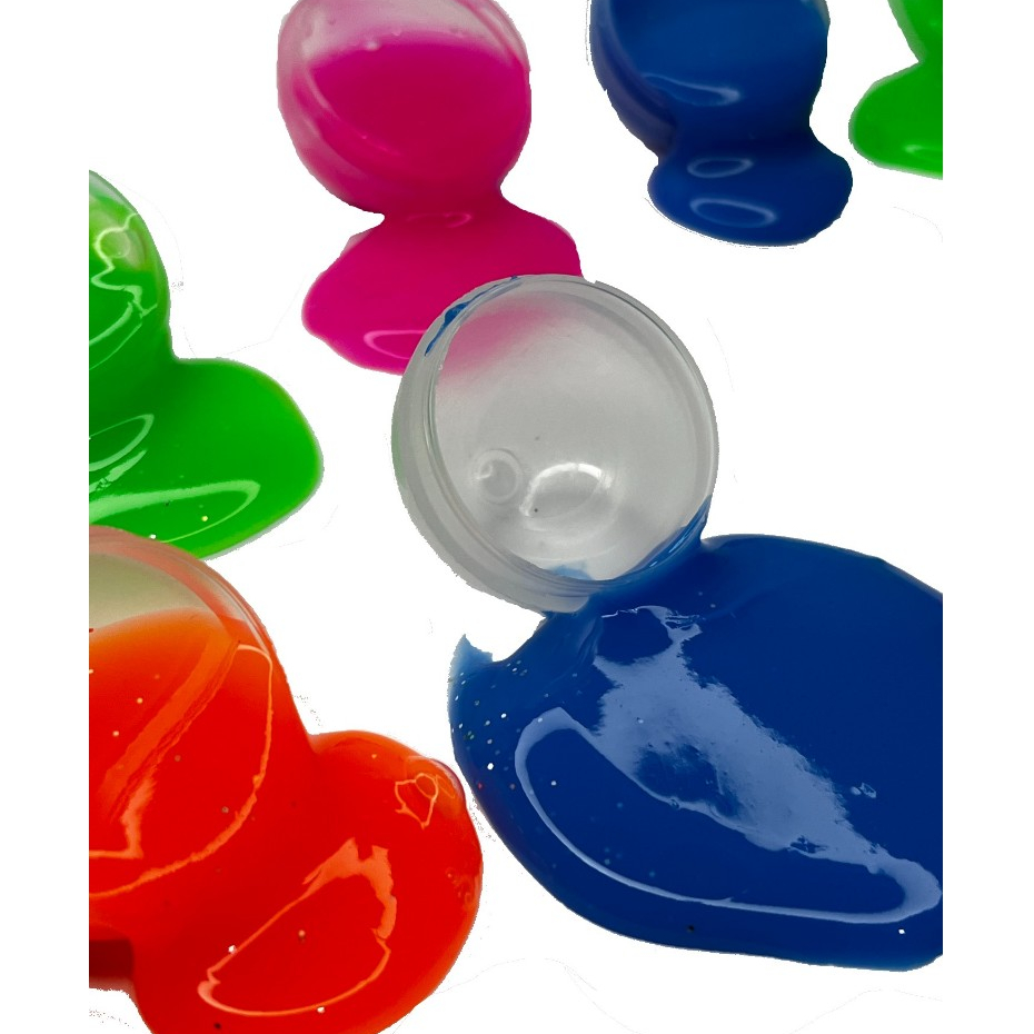 20 Unidades geleca amoeba slime colorida para lembrancinha infantil ...