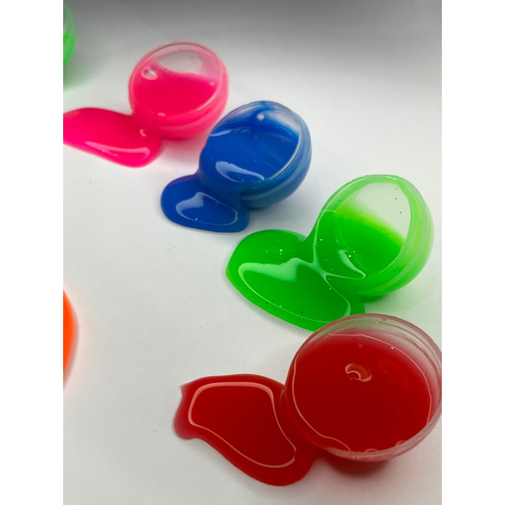 40 Unidades geleca amoeba slime colorida para lembrancinha infantil kit ...
