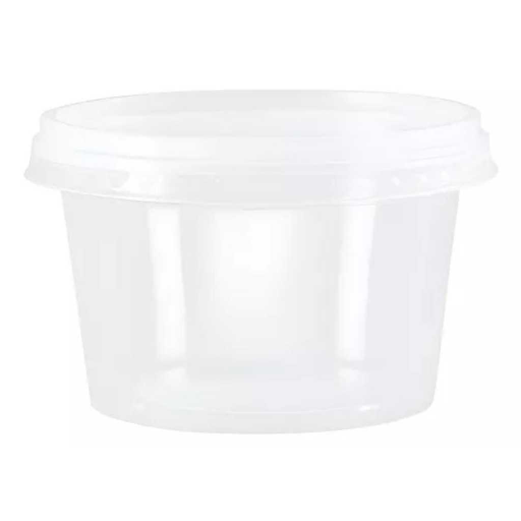 Kit Pote Tampa 250ml Redondo 96 Unidades | Shopee Brasil