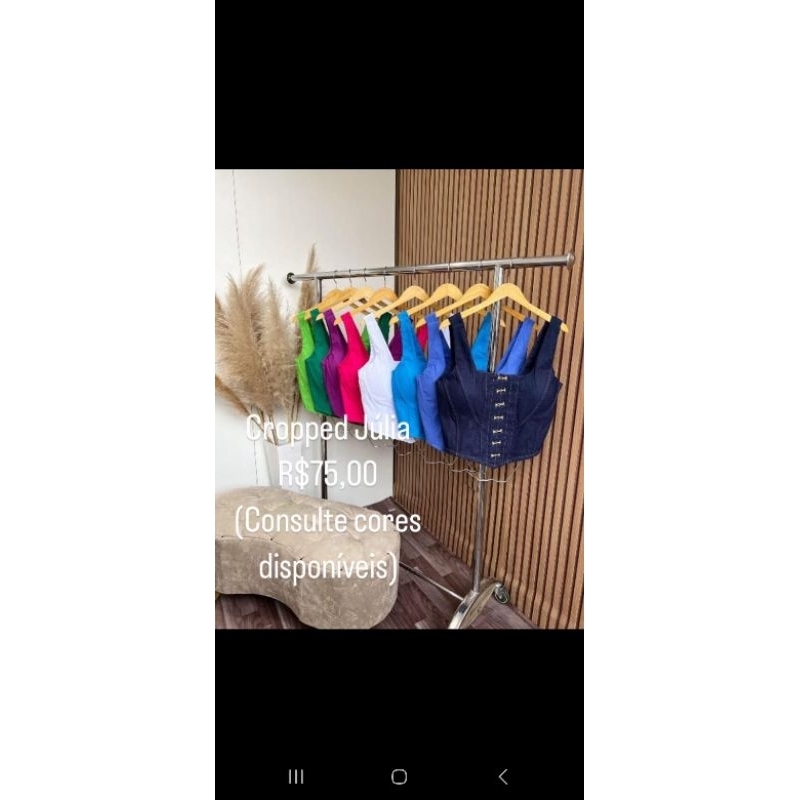 Croppet Julia | Shopee Brasil