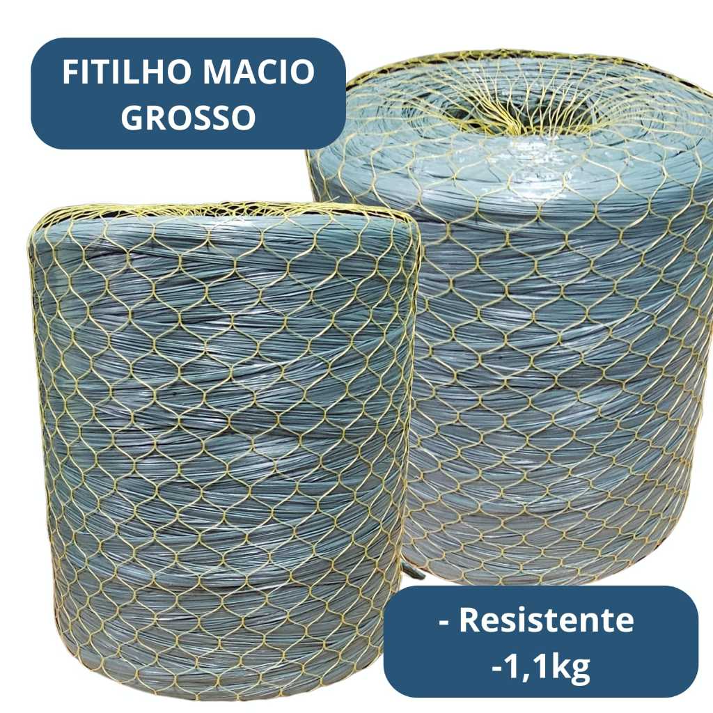 ROLO GRANDE AMARRILHO FITILHO MACIO 1KG GROSSO - RESISTENTE | Shopee Brasil