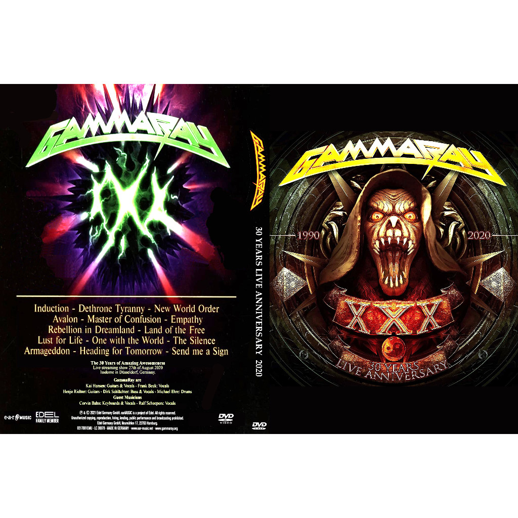 Gamma Ray - 30 Years Live Anniversary | Shopee Brasil