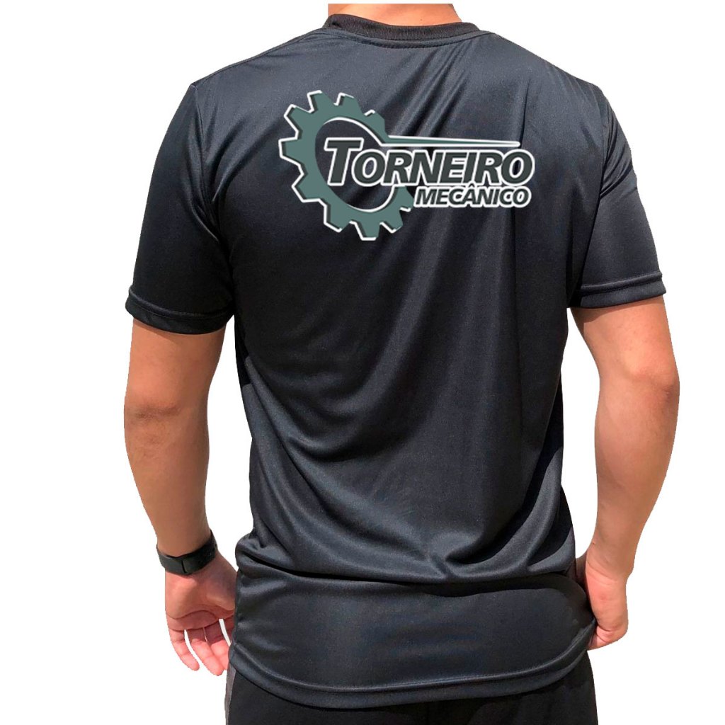 Camiseta Uniforme Torneiro Mecânico Dryfit - Manga Longa/Curta - Várias ...