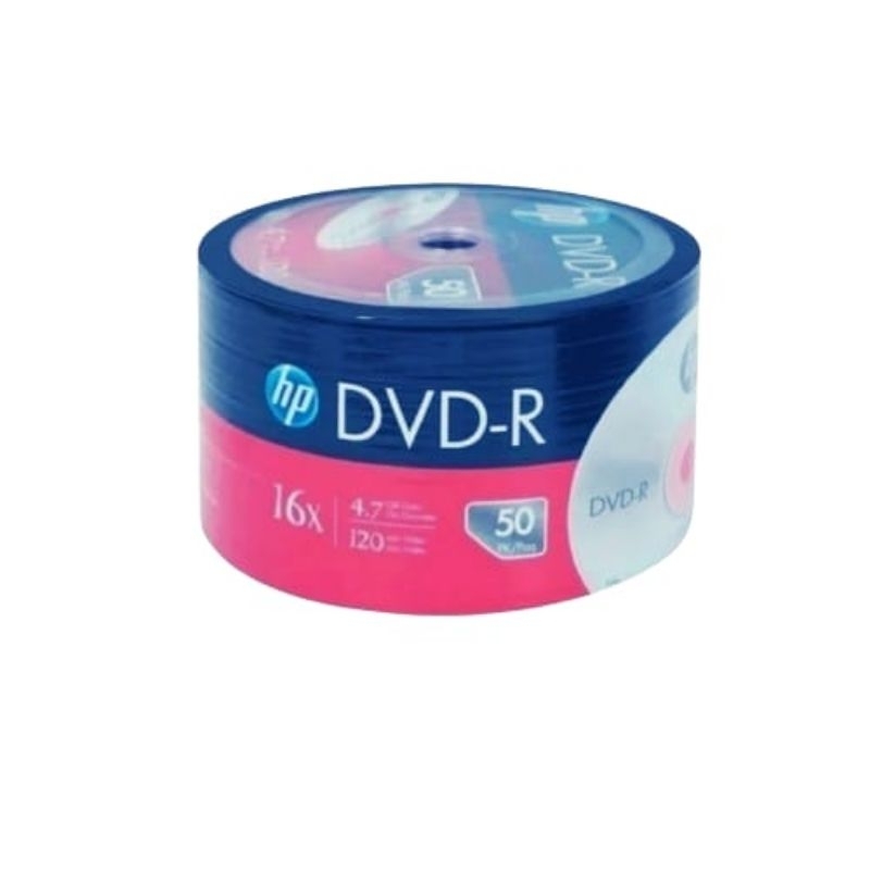 50 DVD-R HP LOGOTIPO 4,7GB 120 MINUTOS 16X ORIGINAL | Shopee Brasil