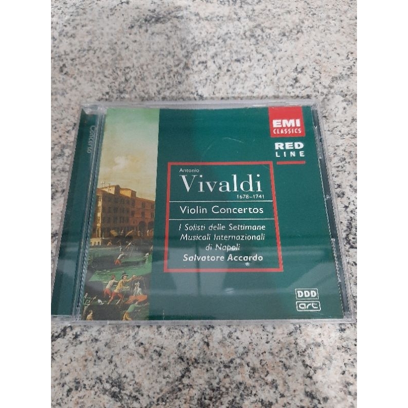 Cd Vivaldi - Violin concertos, Salvatore Accardo | Shopee Brasil