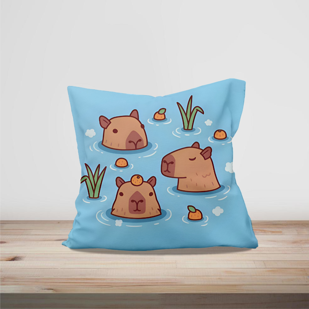 CAPA DE ALMOFADA PERSONALIZADA CAPIVARA | Shopee Brasil