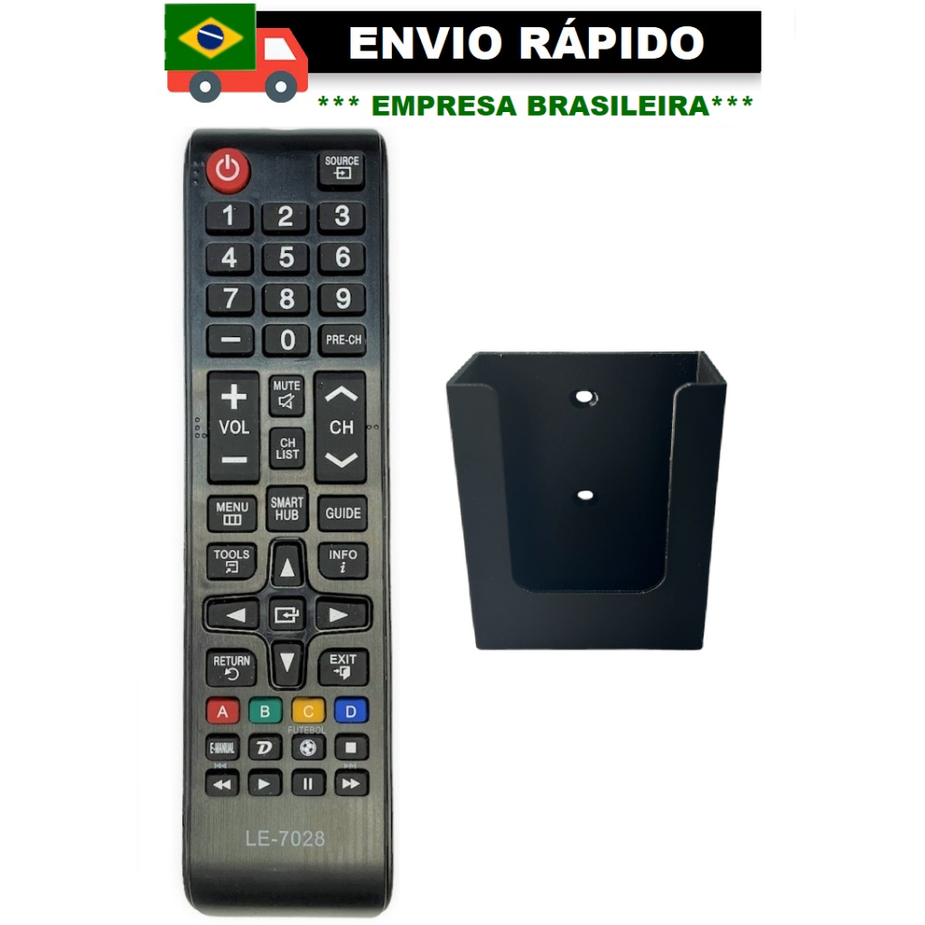 1 CONTROLE REMOTO COMPATÍVEL COM TV LED SAMSUNG LE-7028 | Shopee Brasil