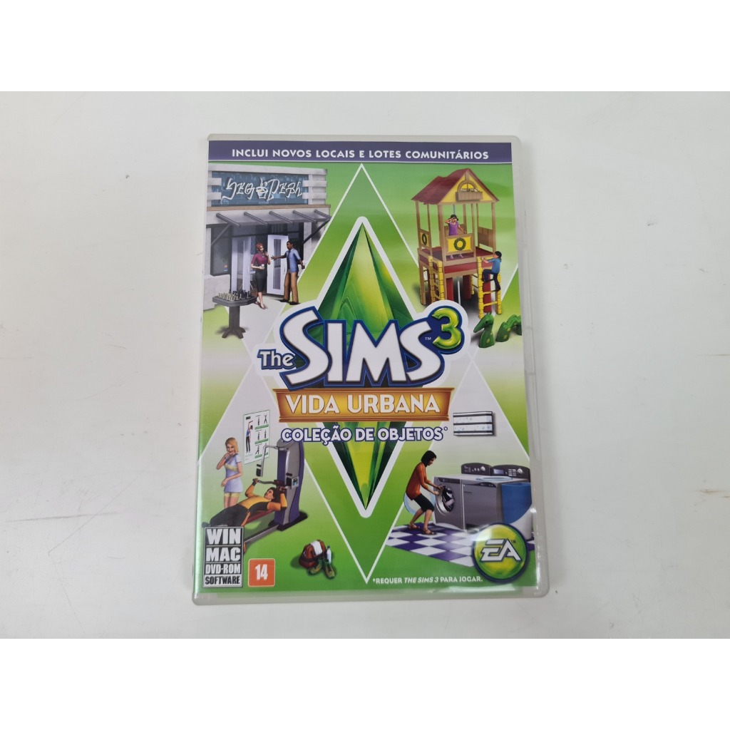 The Sims 3 Vida Urbana Mídia Física Original Para Pc | Shopee Brasil