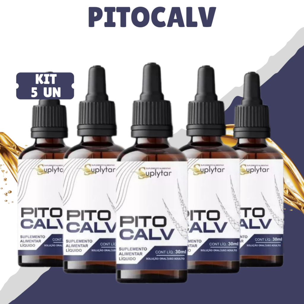 Super Promoção 5x Pito Calv Original 30ML | Shopee Brasil