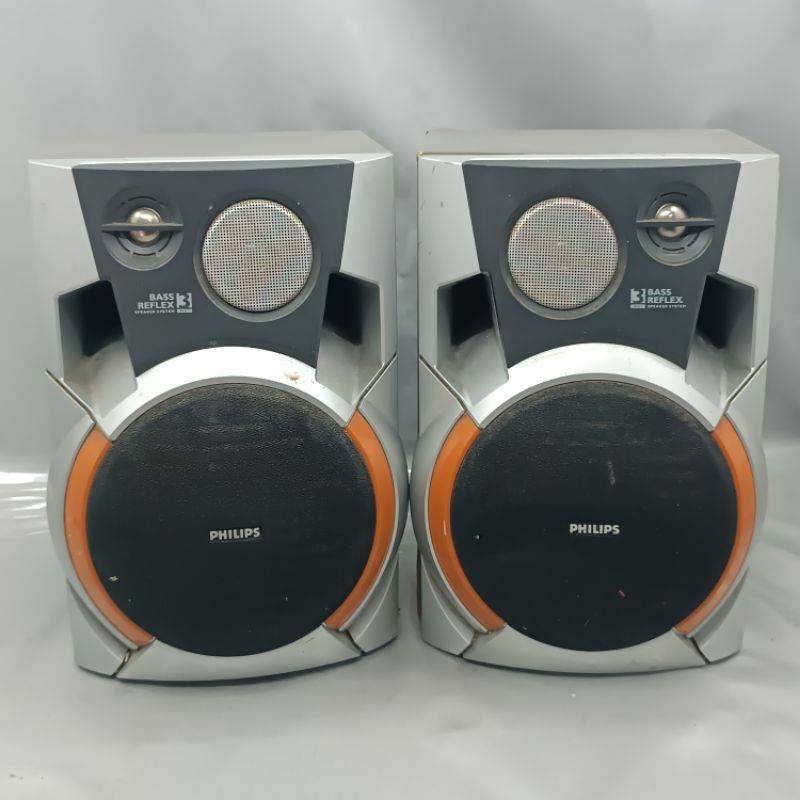Antiga Caixa Som Philips FWB-C355 laranja (leia anúncio) | Shopee Brasil