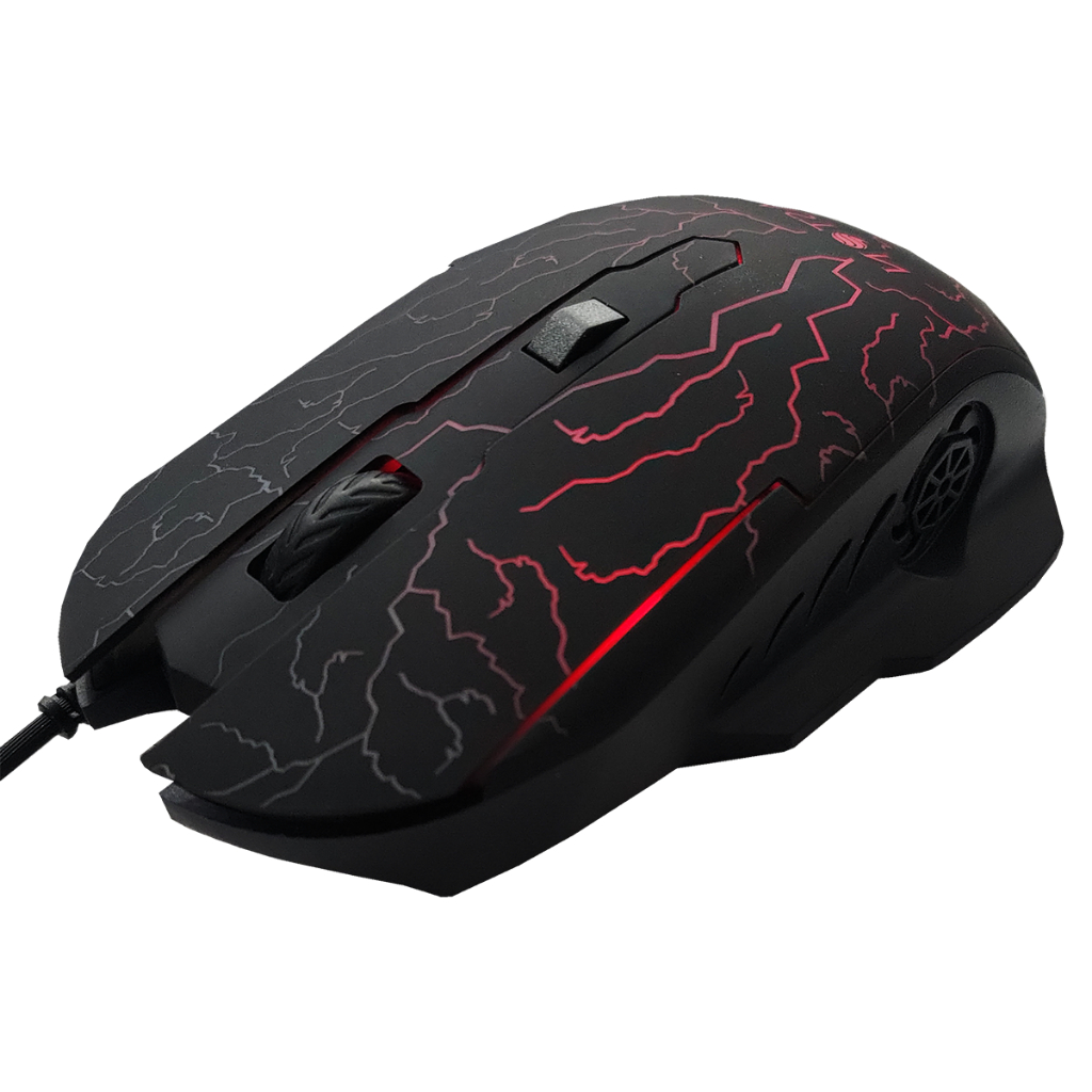 Mouse Gamer LED com fio 6 Botões 2400DPI para Jogos Original | Shopee Brasil