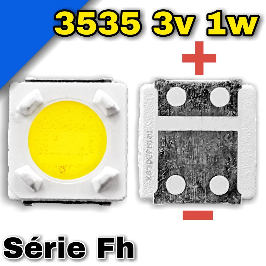 1 Pç Led 3535 Lumens 3v 1w TV Série Fh Original | Shopee Brasil