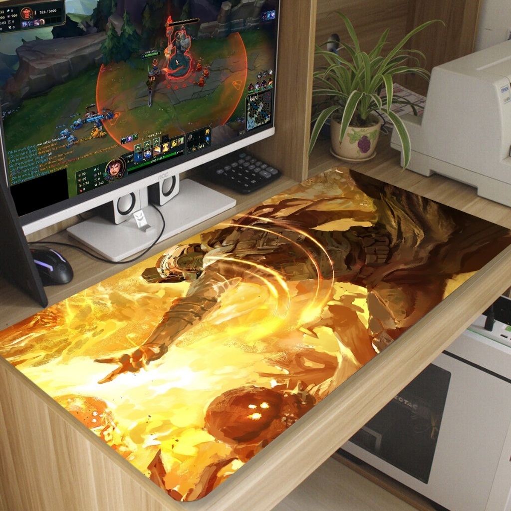 Mouse Pad Games Gamer Antiderrapante Grande Diversas Estampas ...