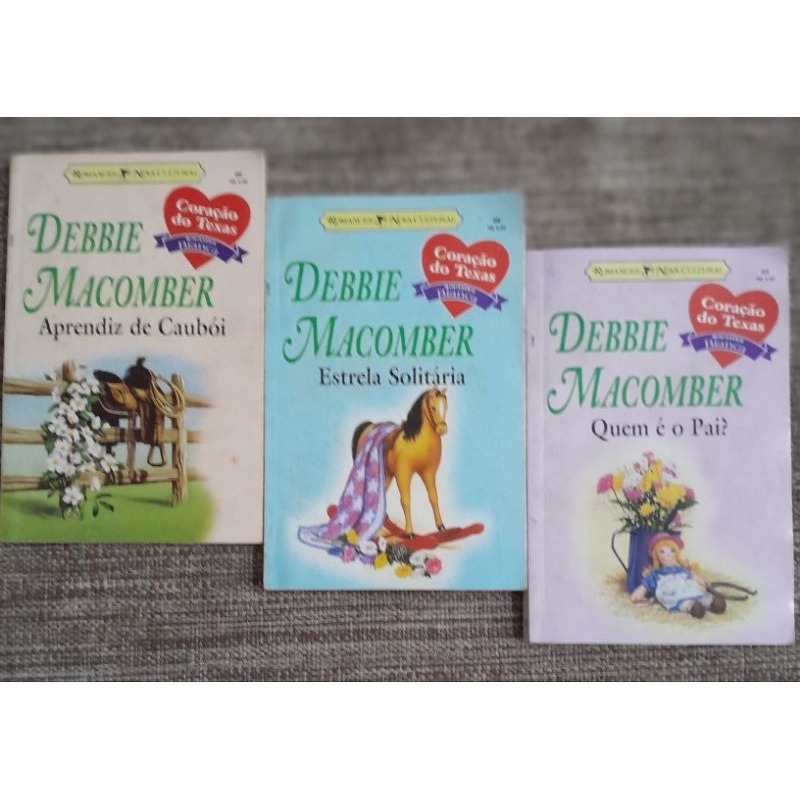livros Debbie Macomber - Estrela solitária, aprendiz de caubói e quem é ...