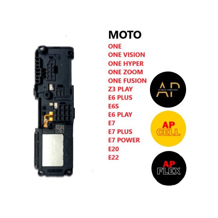 Alto falante campainha modelos variados: One, One vision, One hyper, One zoom, One fusion, E6 ...