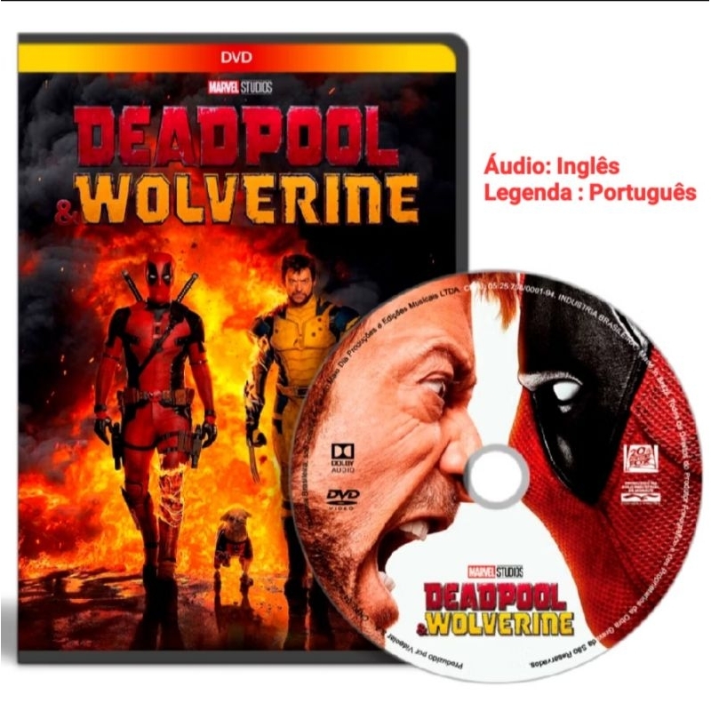 Dvd Deadpool E wolverine (2024) Audio: Inglês _ Legenda: Português ...