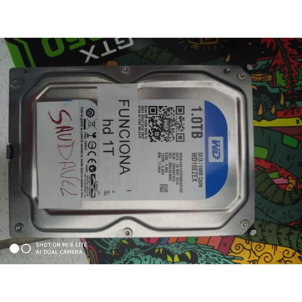 HD WD 1TB | Shopee Brasil