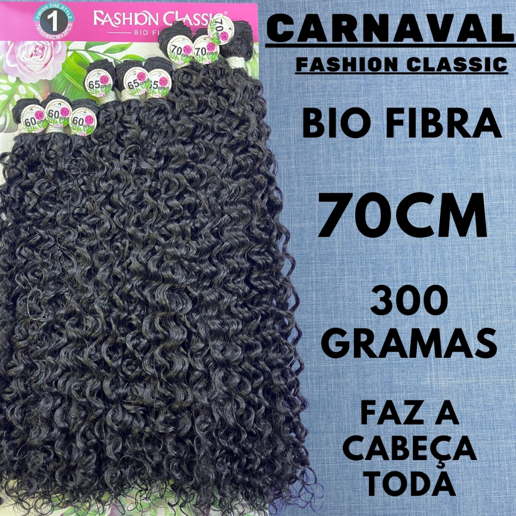 CARNAVAL 70cm - FASHION CLASSIC - 300 Gramas - Cabelo Cacheado ...