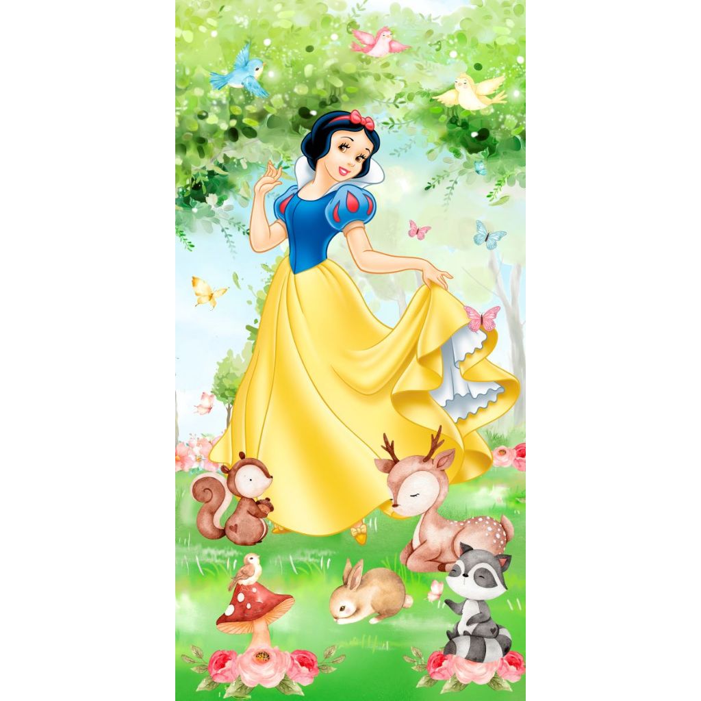 PAINEL DE FESTA BRANCA DE NEVE E OS 7 SETE ANÕES VERTICAL NA MEDIDA DE ...