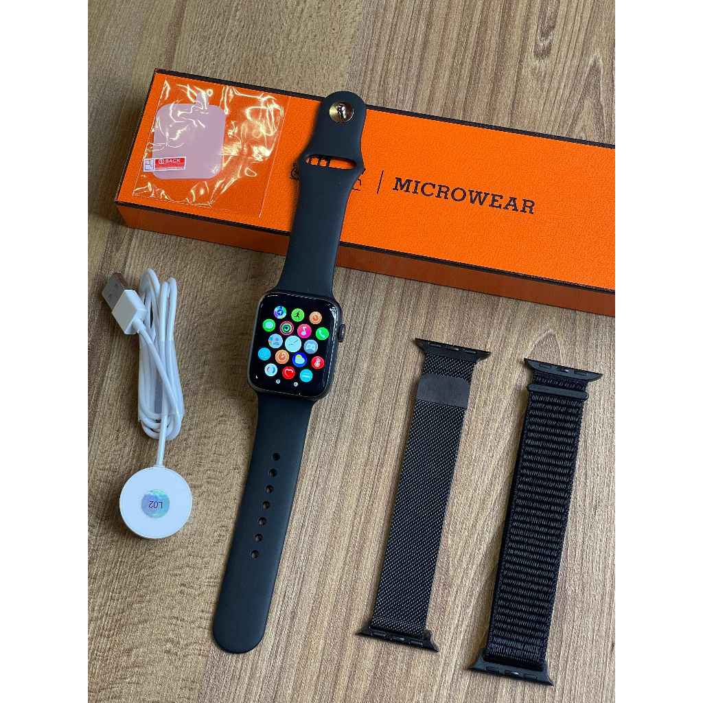 Novo Smartwatch W59 Mini Pro Original 41mm Gps Nfc Lançamento + 2 ...