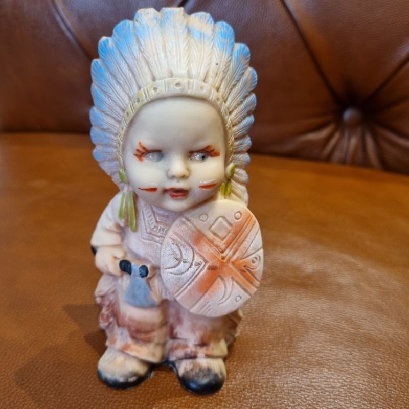 Boneco índio Vintage | Shopee Brasil