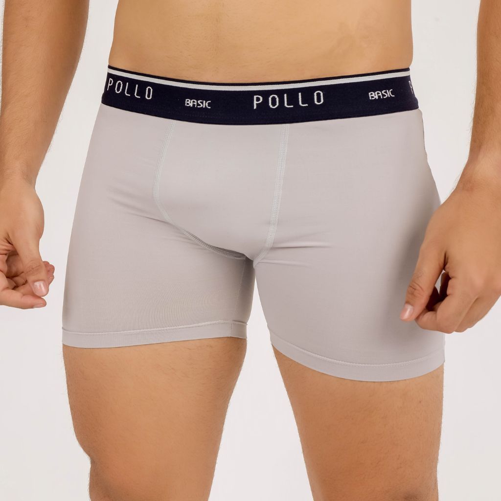 Kit 6 Cueca Masculino Boxer Box Pollo Poliamida Conforto | Shopee Brasil